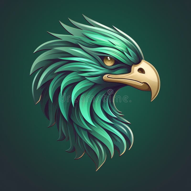 Green Eagle Logo Stock Illustrations – 1,570 Green Eagle Logo Stock ...