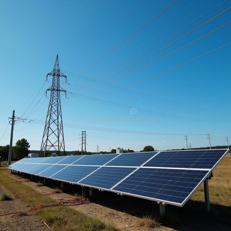 A Hyperrealistic Illustration Featuring an Intricate Power System with ...