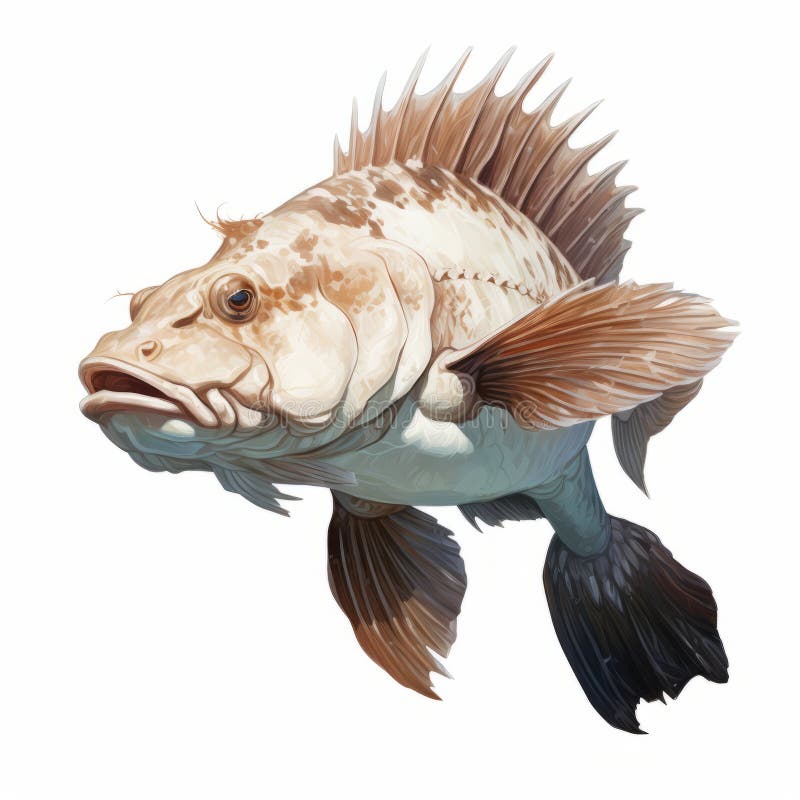 Realistic Monkfish Stock Illustrations – 37 Realistic Monkfish Stock ...