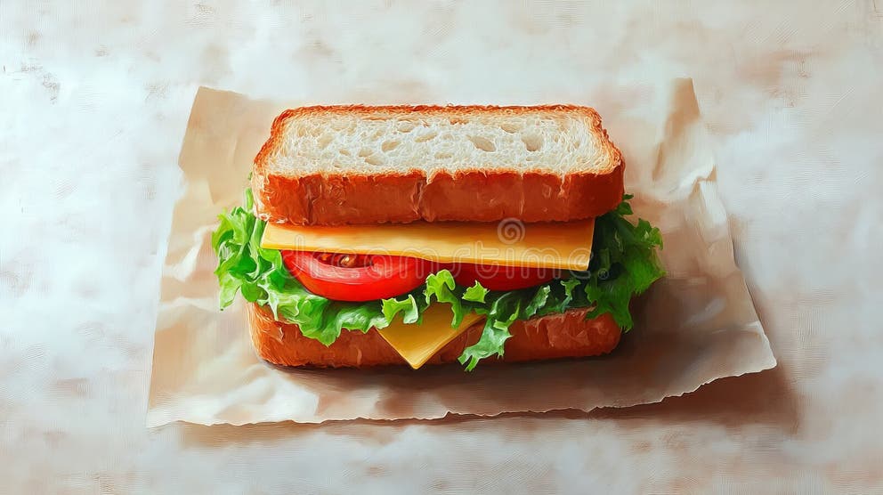 The Hyperrealistic Sandwich Illustration is a True Masterpiece of ...