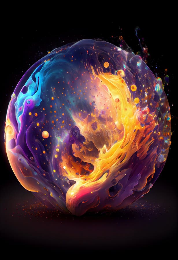 Hyperrealistic Supernova Explosion. AI Generated Stock Illustration ...