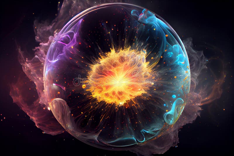 Hyperrealistic Supernova Explosion. AI Generated Stock Illustration ...