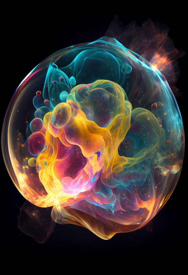 Hyperrealistic Supernova Explosion. AI Generated Stock Illustration ...