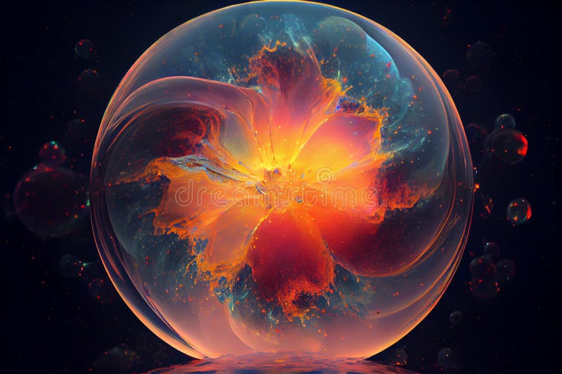 Hyperrealistic Supernova Explosion. AI Generated Stock Illustration ...