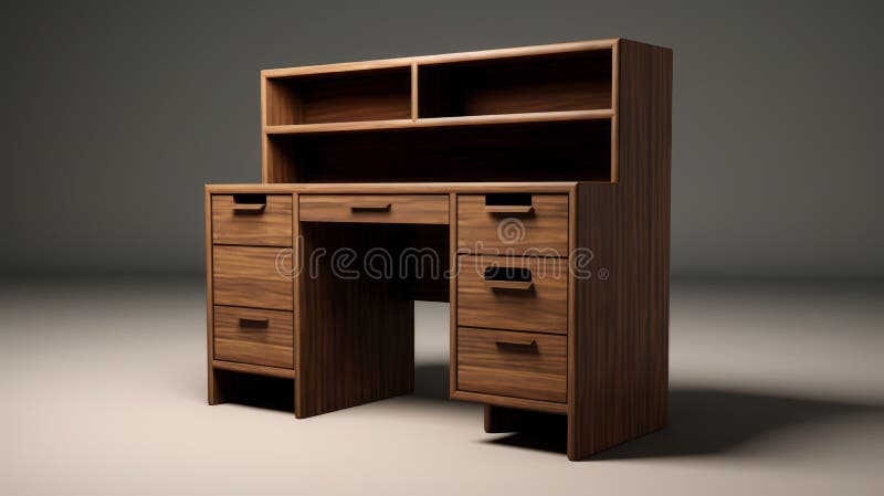 Hyperrealistic Wooden Computer Desks Inspired by Bill Watterson S Style ...