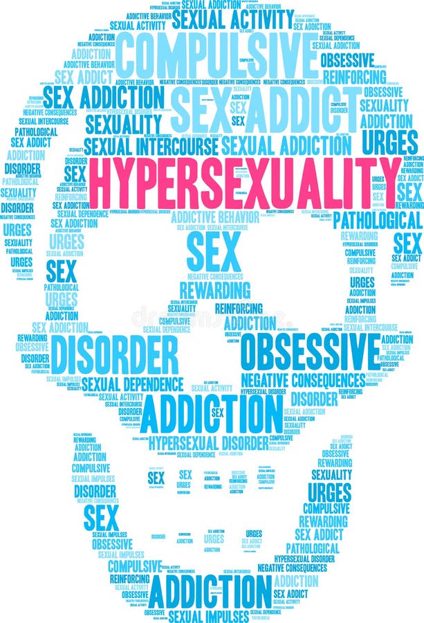 Hypersexuality Word Cloud stock illustration. Illustration of obsessive ...