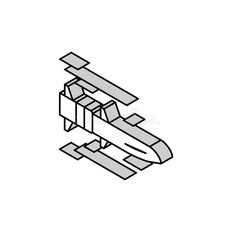 Hypersonic Missiles Future Technology Isometric Icon Vector ...