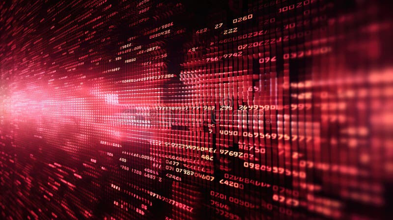 A Hyperspace Inspired Matrix Wallpaper Effect, Ai Generated Image Stock ...