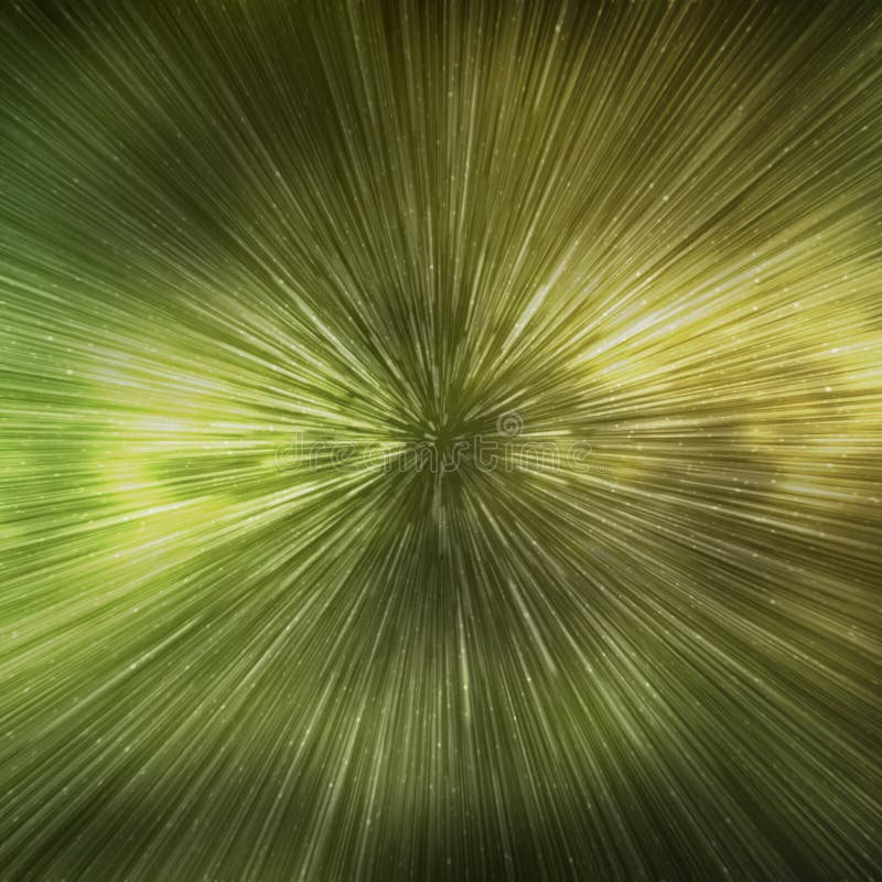 Hyperspace Speed Effect in Night Starry Sky. Bright Blue Galaxy, Square ...