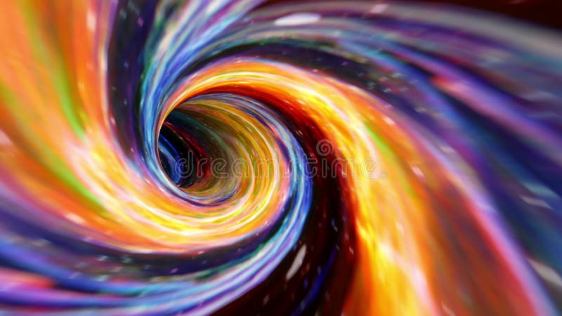 Hyperspace Vortex Warp Tunnel through Time Stock Video - Video of ...