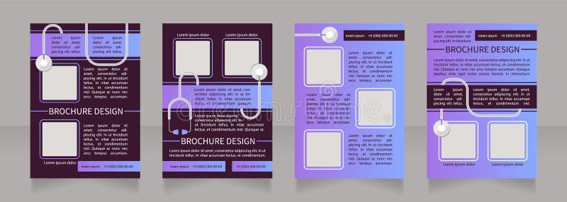 Hypertension Prevention and Therapy Blank Brochure Layout Design Stock ...