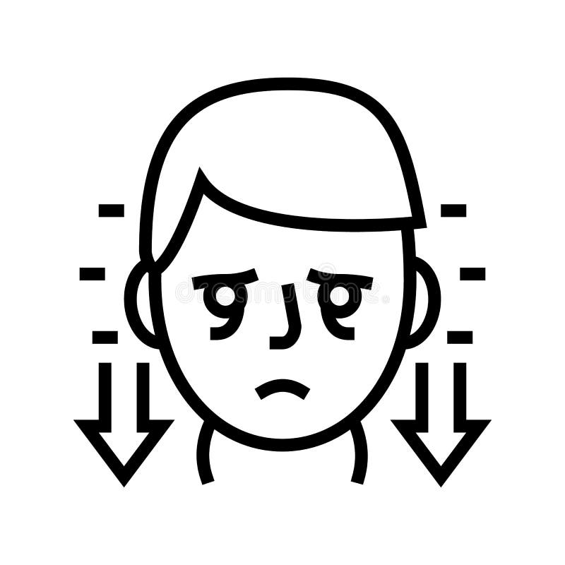 Precocious Puberty Endocrinology Line Icon Vector Illustration Stock ...