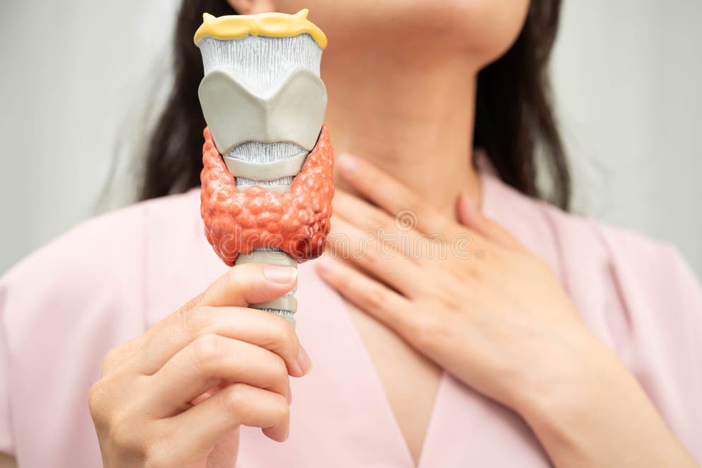 Hyperthyroidism, Overactive Thyroid, Thyroid Lymphoma, Asian Woman with ...