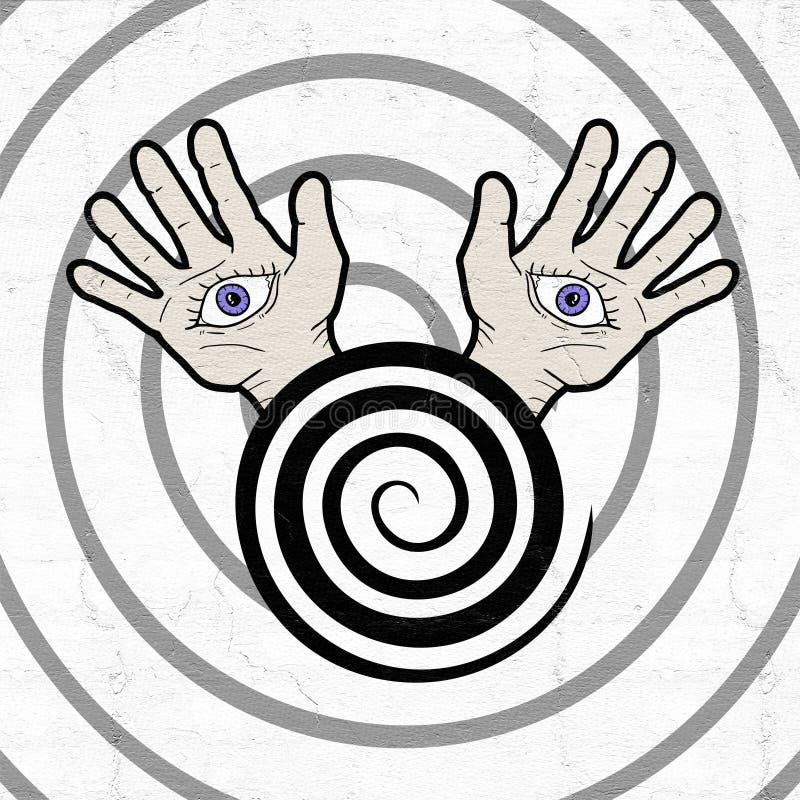Hypnosis icon stock illustration. Illustration of circular - 91479775