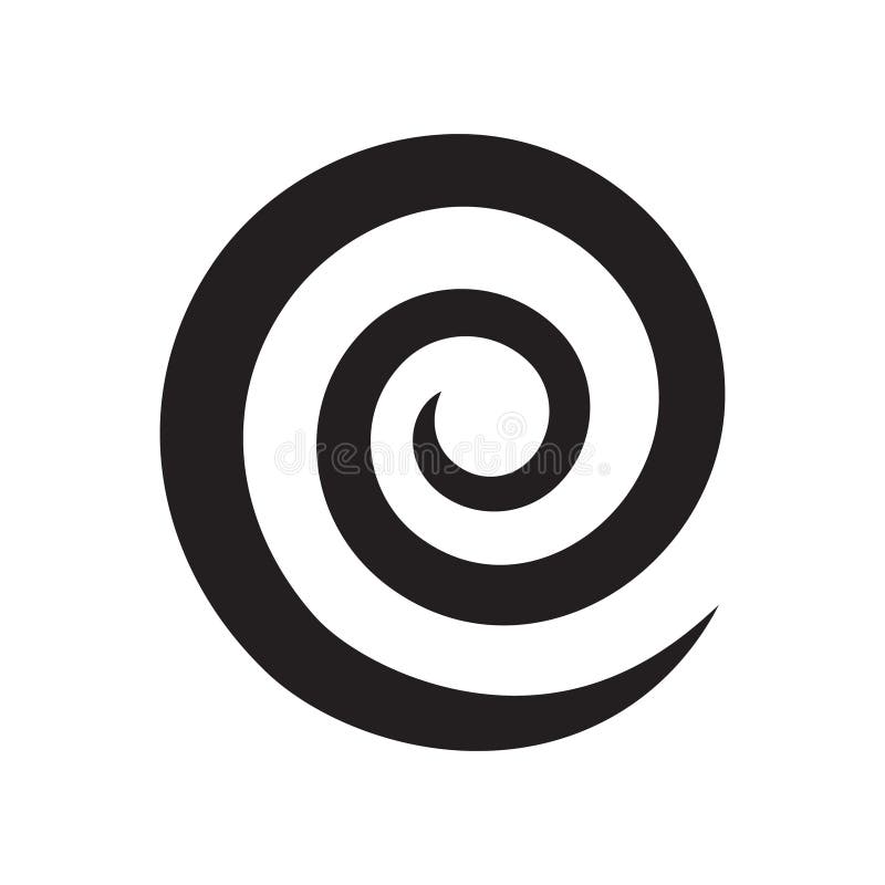 Hypnosis Icon. Psychological Effect Symbol. Vortex Logo Icon, Wave and ...