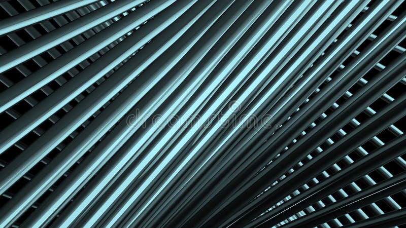 Hypnotic Animation with Curved Linear Design. Motion. 3D Lines Bend in ...