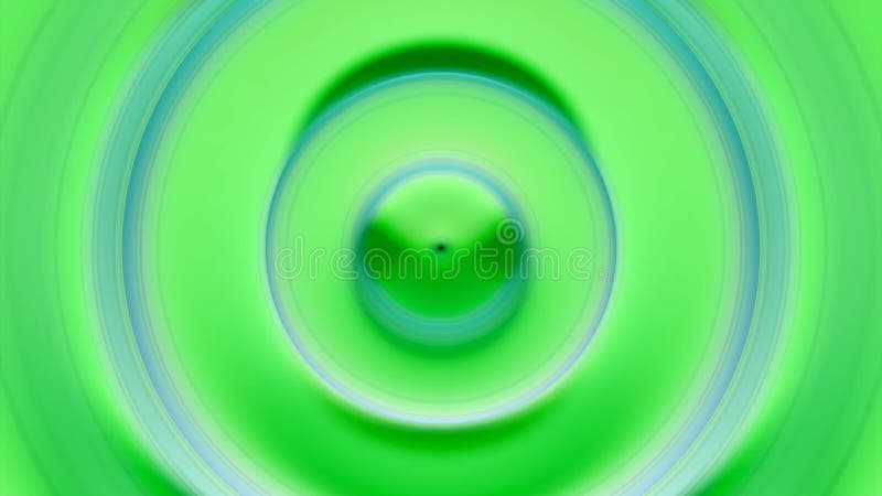 Hypnotic Animation of Moving Wave from Drop. Design. Circular Waves on ...