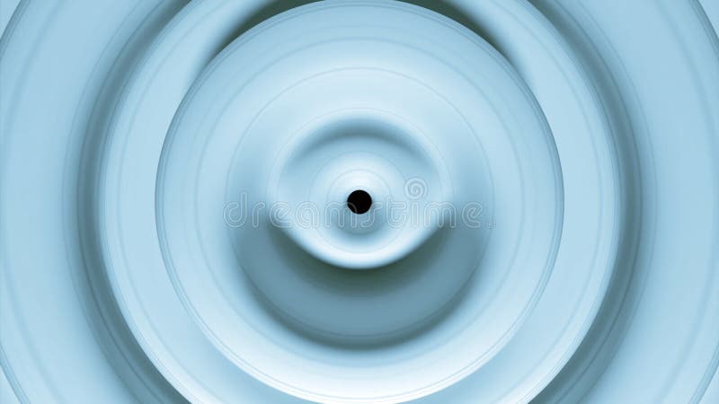 Hypnotic Animation of Moving Wave from Drop. Design. Circular Waves on ...