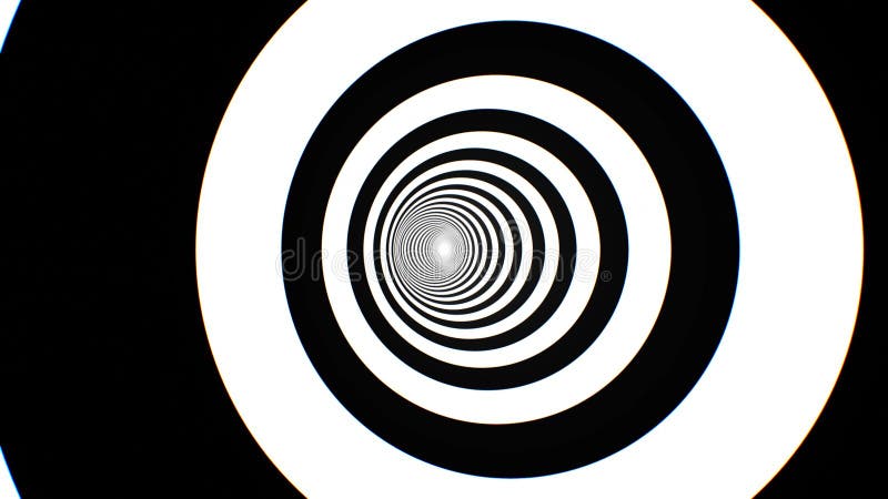 Black and White Optical Illusion Infinity Symbol Shape Twists Moving ...