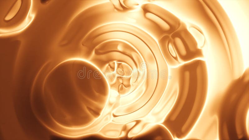 Hypnotic Calm Effect of Liquid Surface with Silhouettes of Bubbles and ...