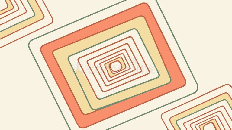 Hypnotic Concentric Squares Vector, Abstract Geometric Pattern Design ...