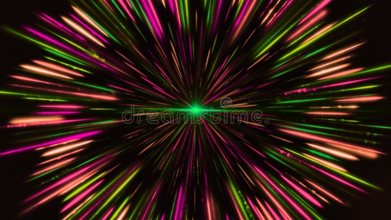 Rotating Rays in Circle. Motion. Animation with Simple Rotating Circle ...