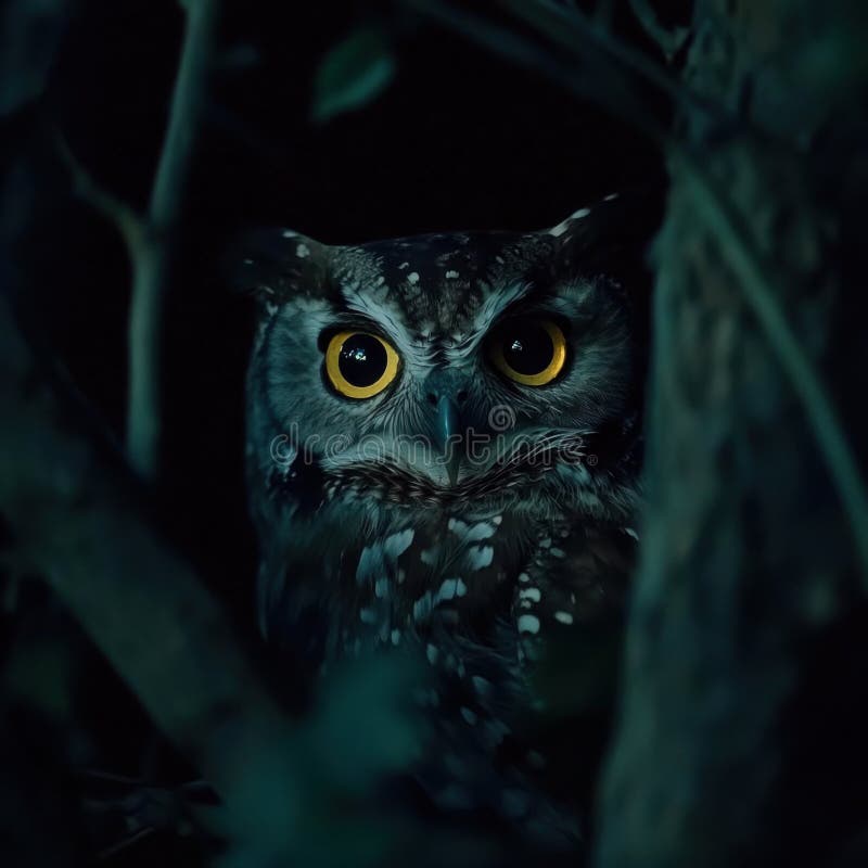 Hypnotic Gold Tinted Vision Breaking Summer Shadows Generative AI Stock ...