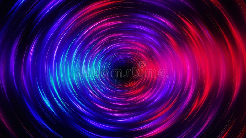Hypnotic Hyper Space Vortex Stock Illustration - Illustration of space ...