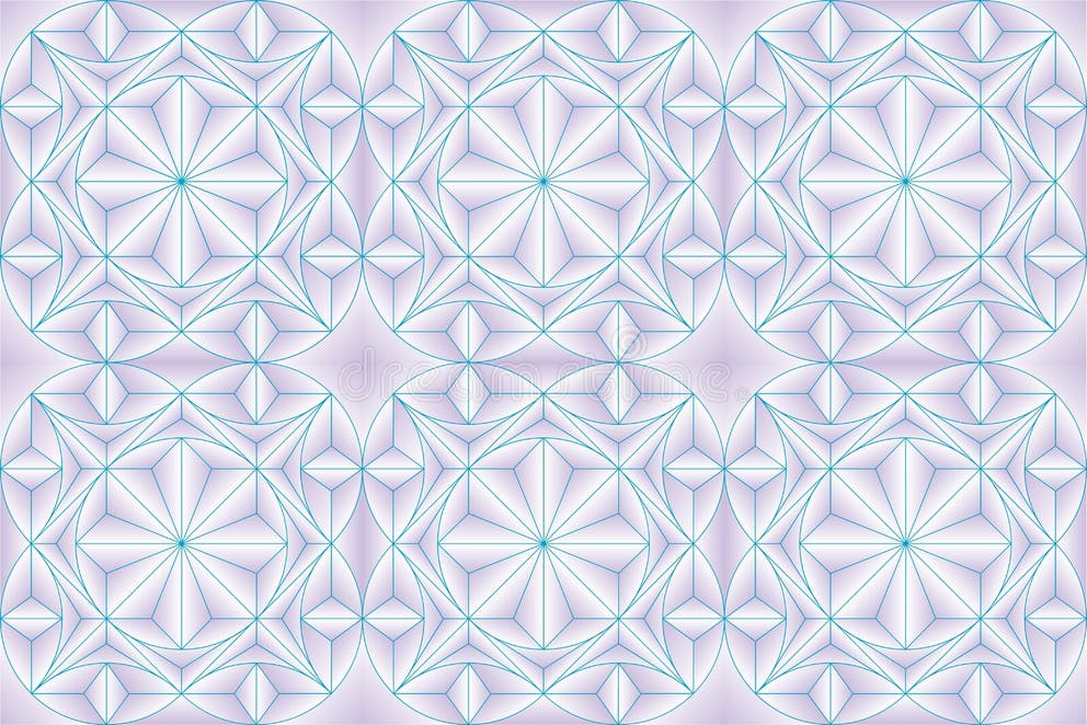 Hypnotic Illusion - Square Pattern Stock Illustration - Illustration of ...