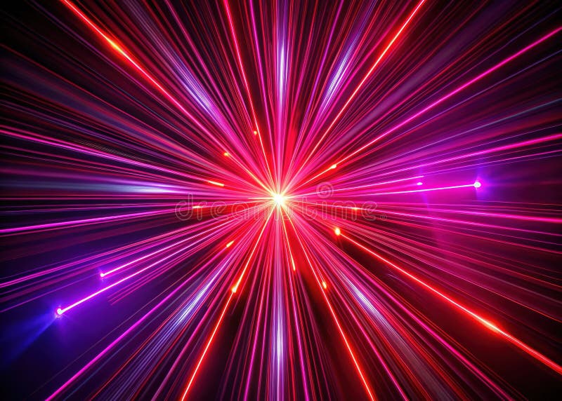 Hypnotic 4K RedPurple Space Spike Animation a Dynamic Visual Symphony ...