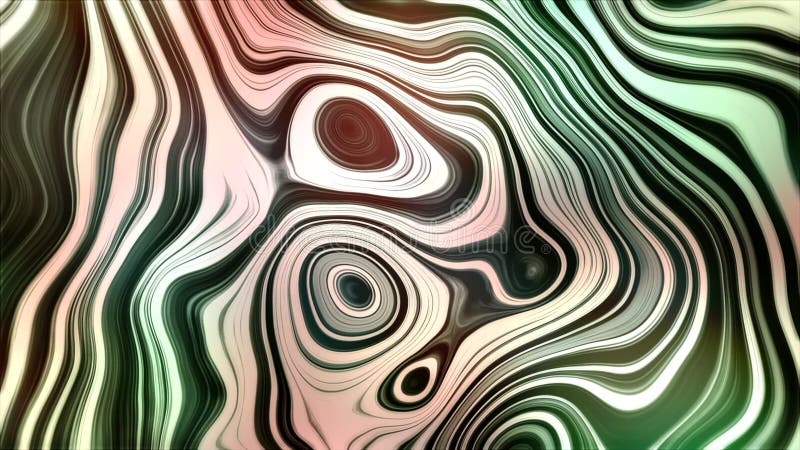 Hypnotic Liquid Pattern with Flashing. Motion. Beautiful Background ...