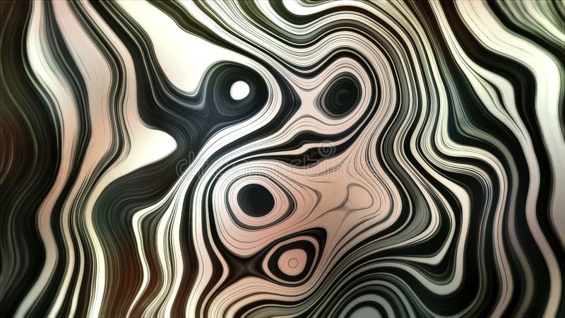 Hypnotic Liquid Pattern with Flashing. Motion. Beautiful Background ...