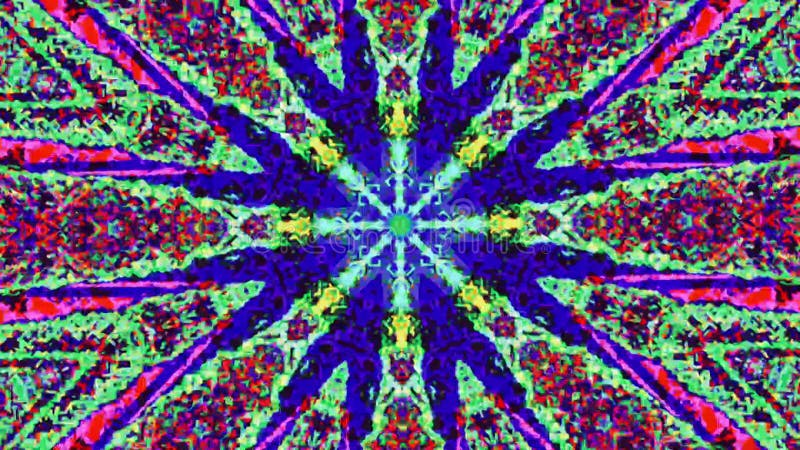 Hypnotic Ornamental Futuristic Psychedelic Interference Background ...