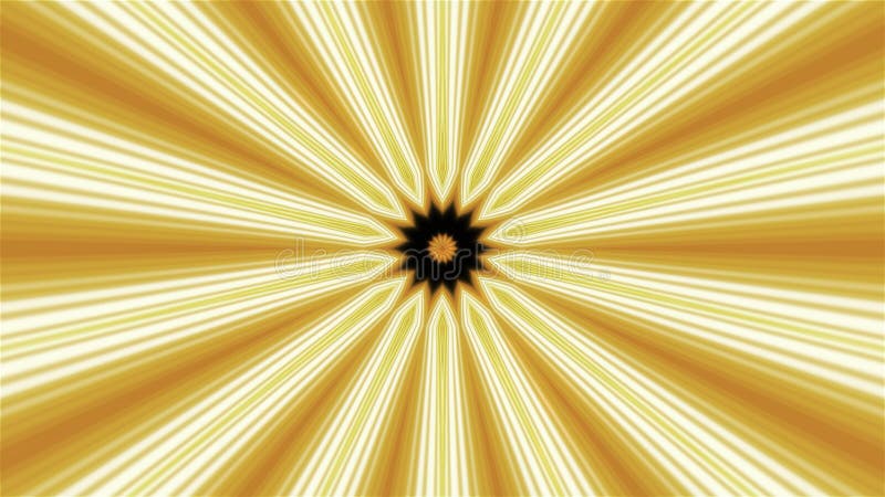 Hypnotic Pattern with Flashing Rays. Motion. Flashing Linear Beams ...