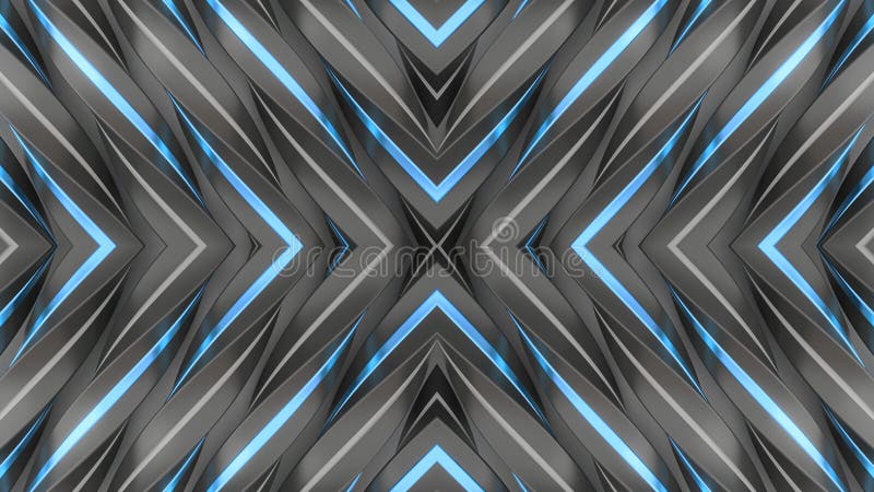Hypnotic Pattern with Mirror Reflection. Animation Stock Illustration ...