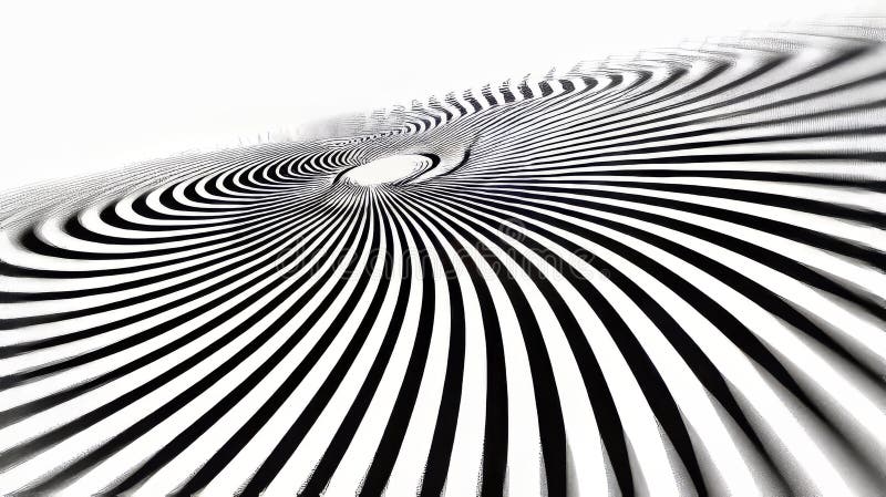 Hypnotic Patterns Mesmerizing the Viewer Against a Backdrop of Pure ...