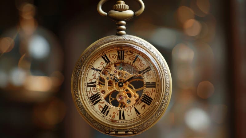 Hypnotic Pocket Watch, Captivating Image of a Hypnotists Swinging ...