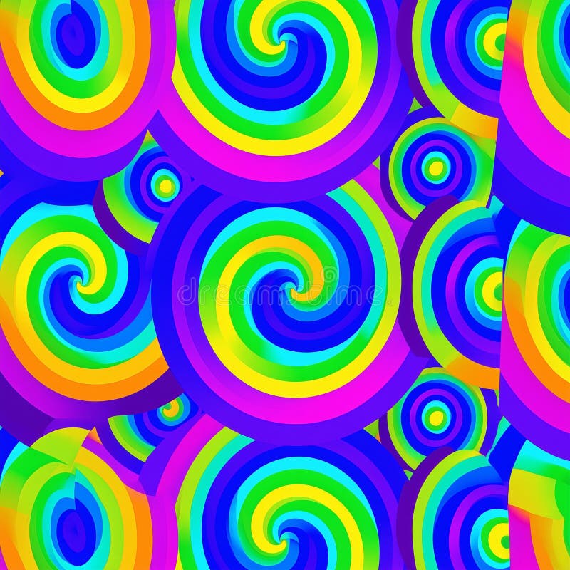 Seamless Psychedelic Pattern Stock Illustrations – 80,149 Seamless ...