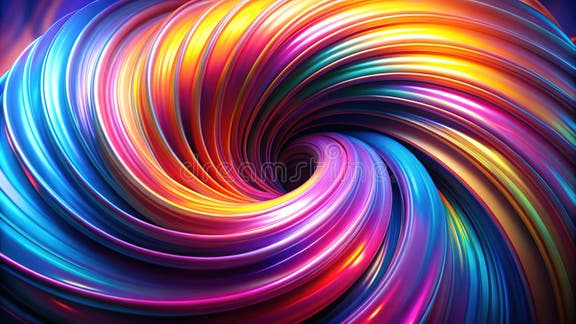 Hypnotic Seamless Loop Animation Fluid Rotating Circle for Motion ...