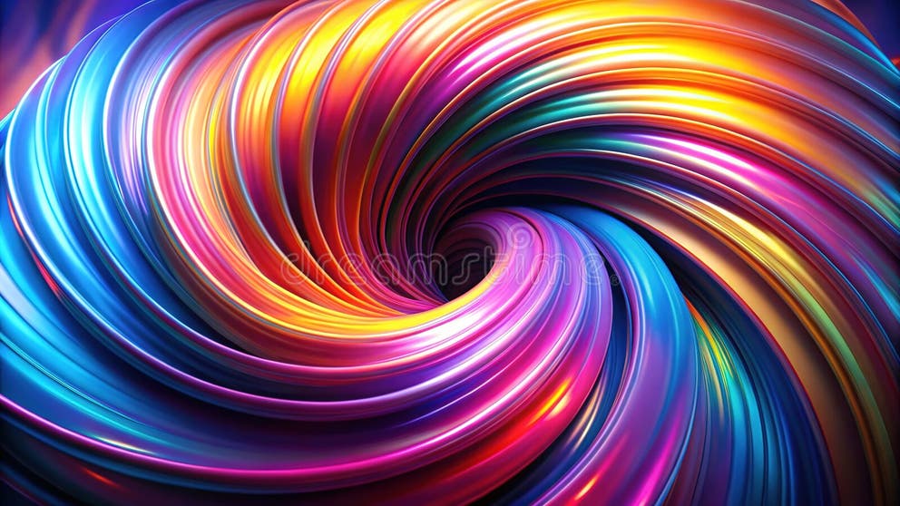 Hypnotic Seamless Loop Animation Fluid Rotating Circle for Motion ...