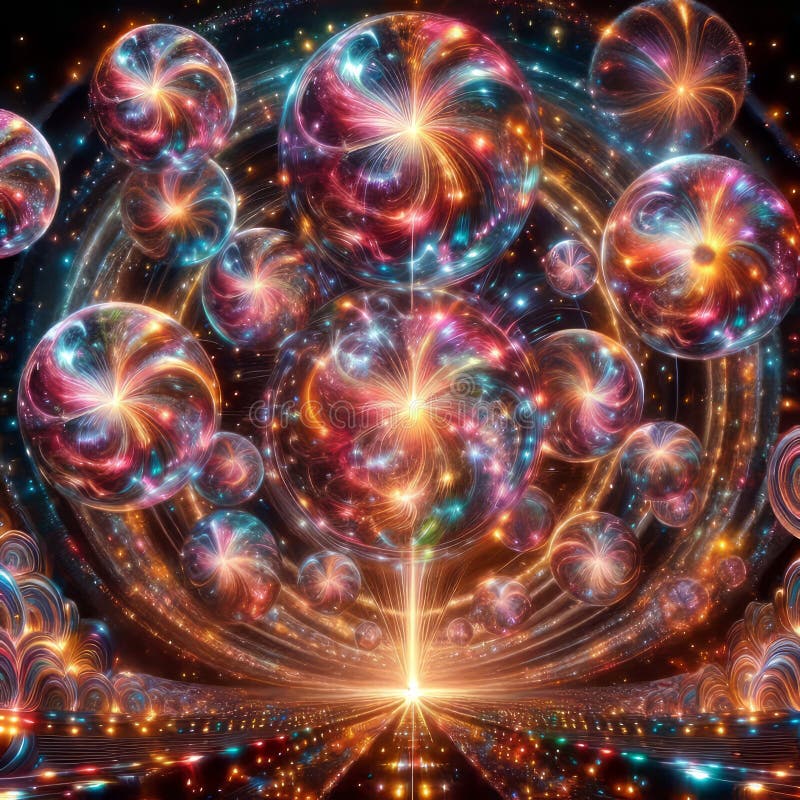 125 62. Hypnotic Shells_ Large, Spherical Fireworks Th Stock Image ...