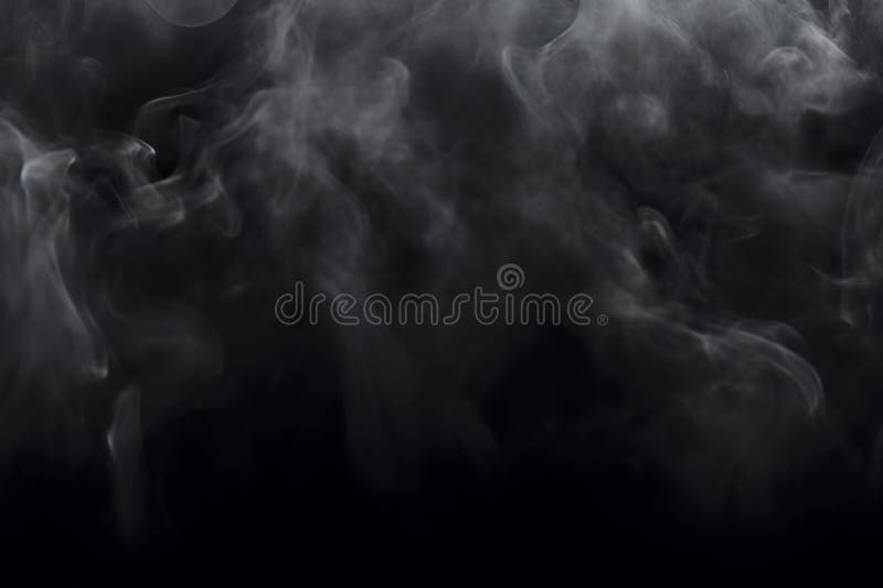 Hypnotic Smoke Patterns on Dark Abstract Background in Enigmatic ...