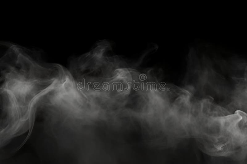 Hypnotic Smoke Patterns on Dark Abstract Background in Enigmatic ...