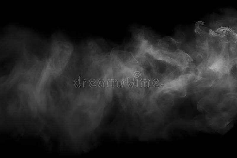 Hypnotic Smoke Patterns on Dark Abstract Background in Enigmatic ...