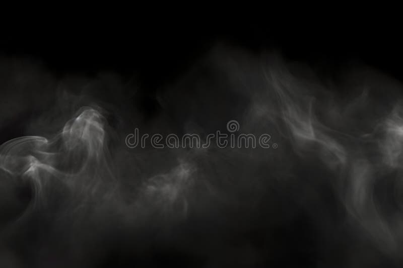 Hypnotic Smoke Patterns on Dark Abstract Background in Enigmatic ...
