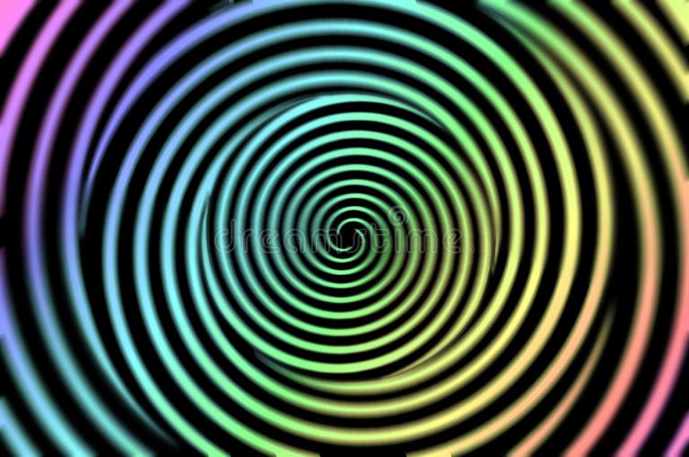 Hypnotic Spiral disc stock photo. Image of illusion, swirl - 11529922