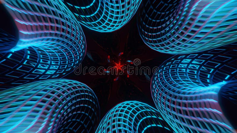 Hypnotic Strobe Lights Create a Mesmerizing Neon VJ Loop. Stock Footage ...