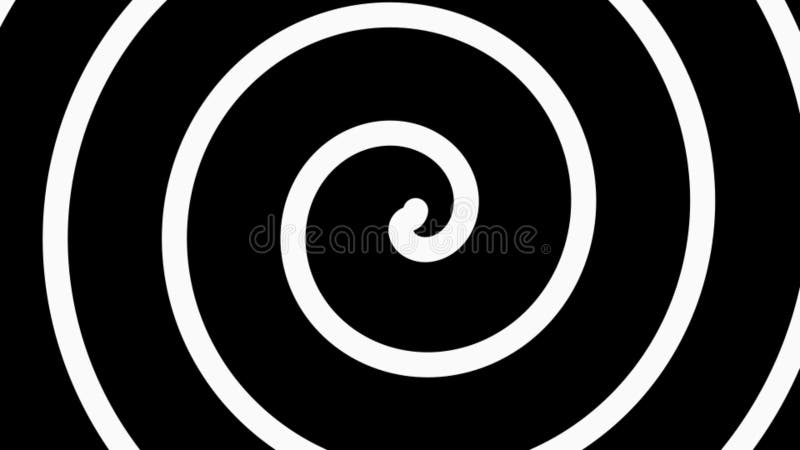 Hypnotic Turning Spirals, Animation Background Stock Video - Video of ...
