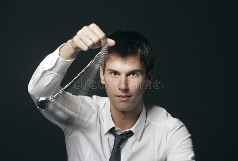 Hypnotist stock photo. Image of person, linguistic, hypnotic - 14014972