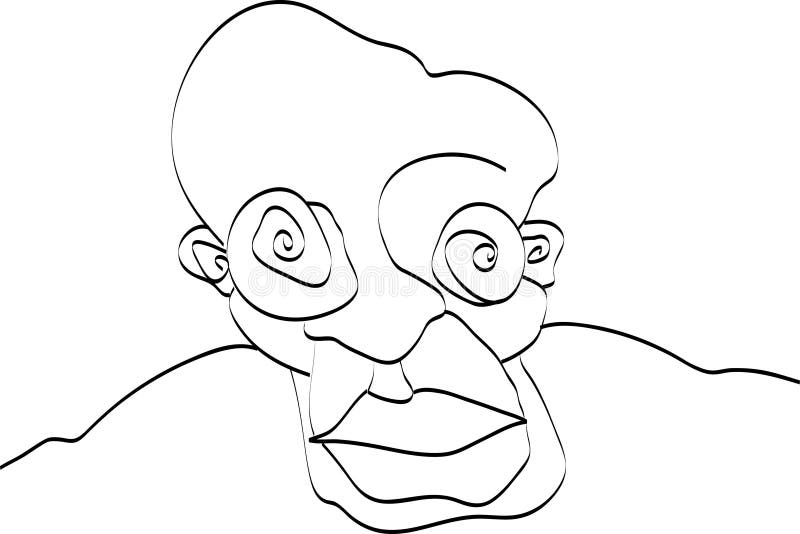 Hypnotized Crazy Eyes stock vector. Illustration of hypnotic - 9023795